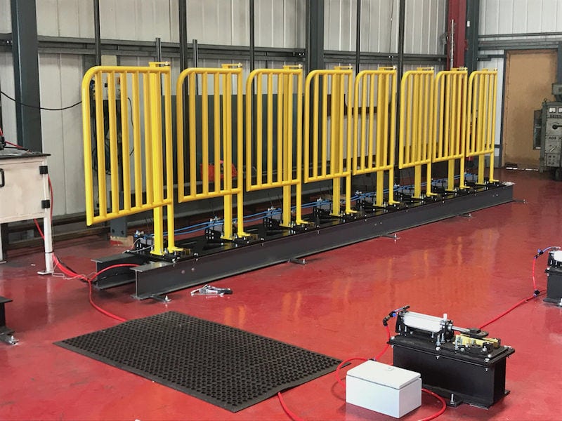 Work on the Shotgun Gates for Orlando Theme Park continues - Garmendale